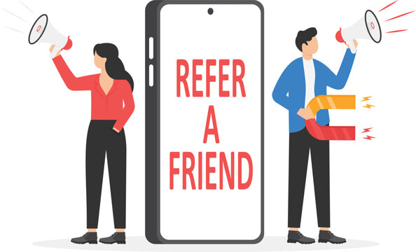 "Refer A Friend" Images – Browse 926 Stock Photos, Vectors, and Video ...