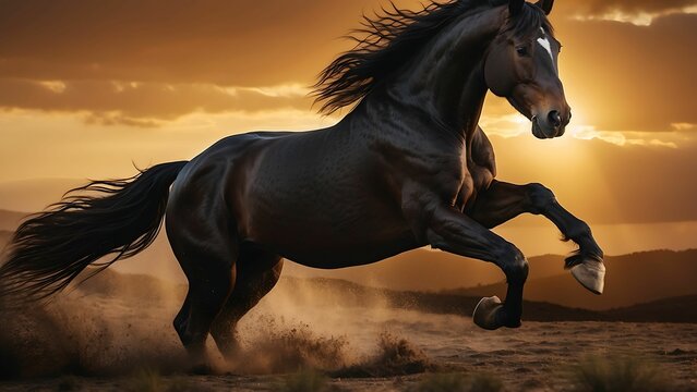 Black horse hd wallpaper store