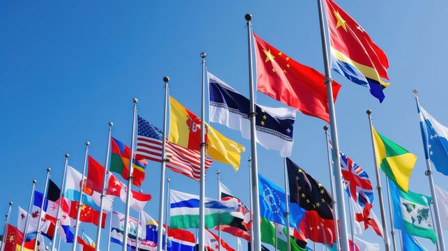 Multinational Flags Images – Browse 6,845 Stock Photos, Vectors, and ...
