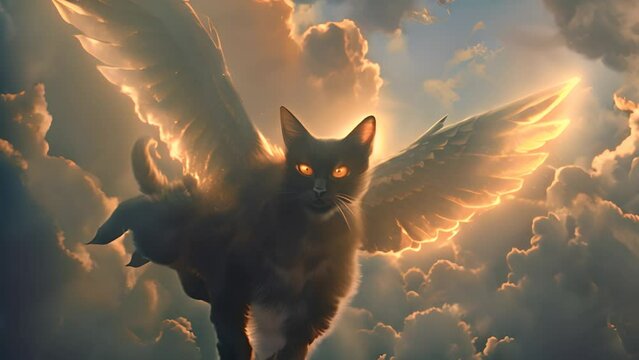 "Winged Cat" Images – Browse 405 Stock Photos, Vectors, and Video ...
