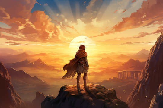 fantasy hero wallpaper