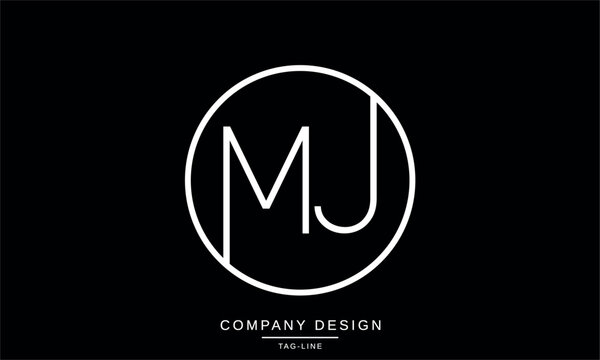 Mj Logo Design 3d Png