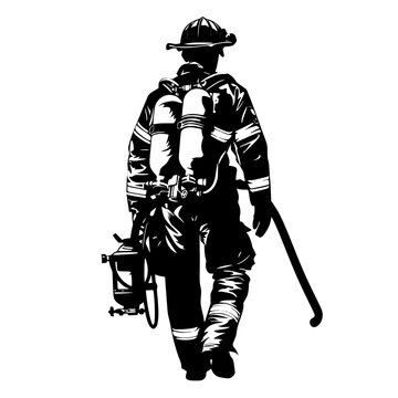 "Firefighter Vector" Images – Browse 138 Stock Photos, Vectors, and ...