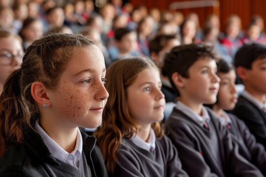 School Assembly Images – Browse 10,686 Stock Photos, Vectors, and Video ...