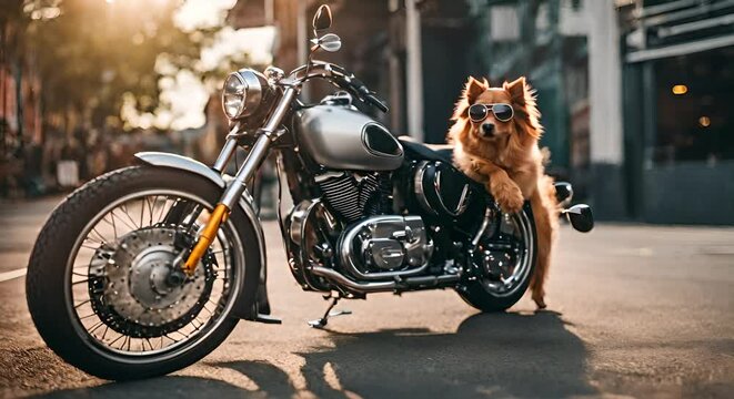 Retro Motorcycle Dog Images – Browse 3,219 Stock Photos, Vectors, and ...