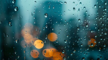 Gloomy Window with Fogged Glass in Early Morning from Pikwizard