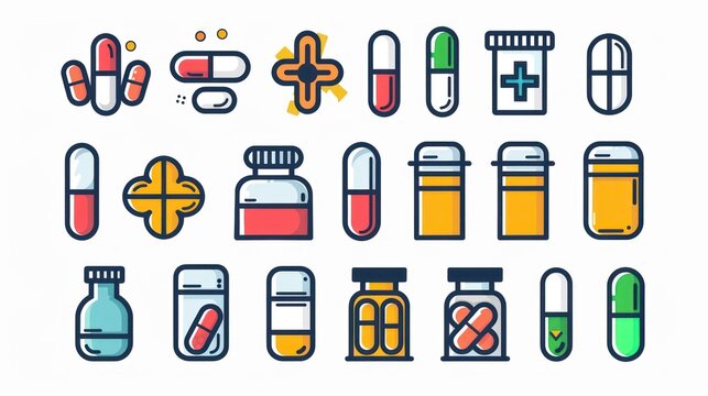 "Medication Icons" Images – Browse 61 Stock Photos, Vectors, and Video ...