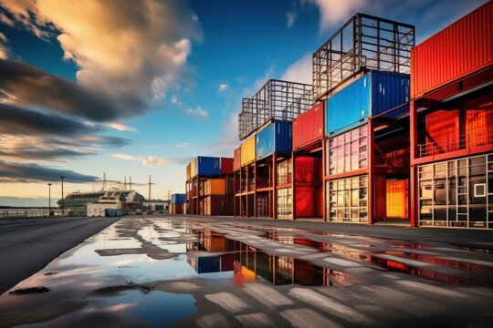 Blue Shipping Container Images – Browse 171,936 Stock Photos, Vectors ...