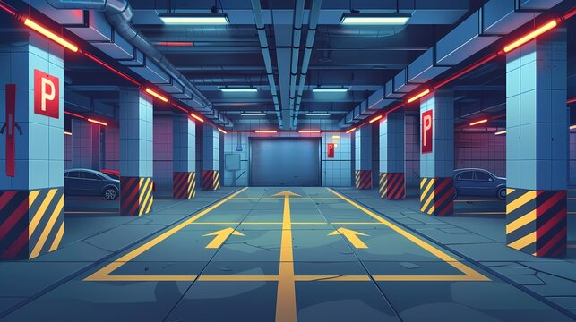 Cartoon Parking Lot Images – Browse 6,804 Stock Photos, Vectors, and ...