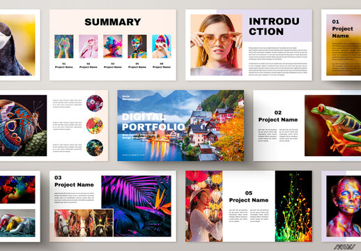Portfolio Digital Presentation Layout Images – Browse 10,984 Stock ...