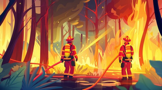 Wildfire Cartoon California Wildfires Cartoons