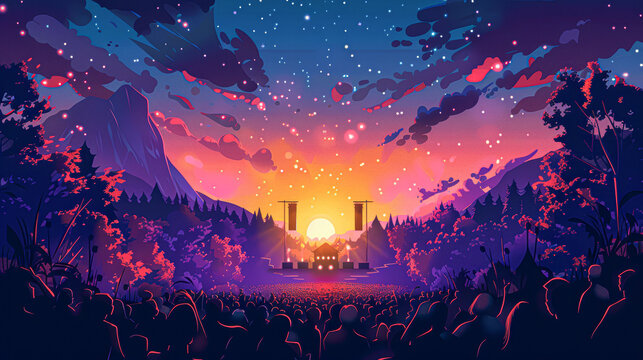 Summer Concert Poster Images – Browse 17,634 Stock Photos, Vectors, and ...