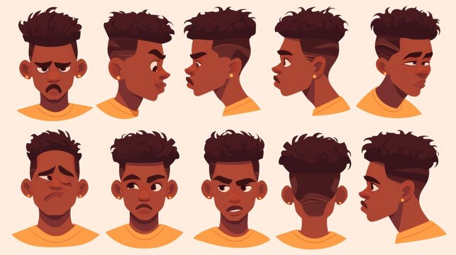 Back Of Head Cartoon Images – Browse 15,303 Stock Photos, Vectors, and ...