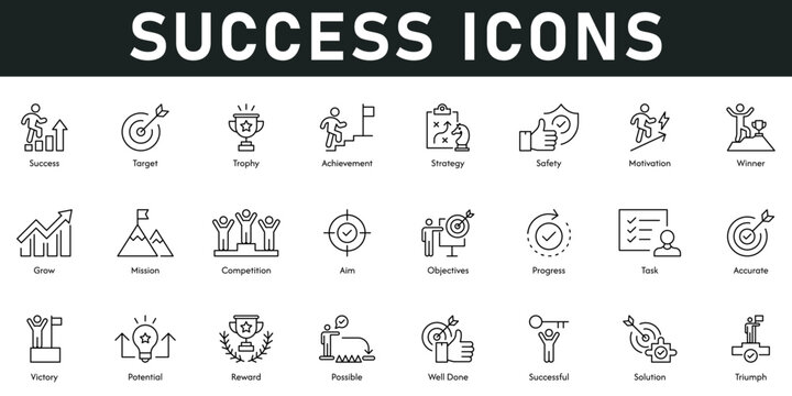 「Achieve Icons」の写真素材 | 159,476件の無料イラスト画像 | Adobe Stock