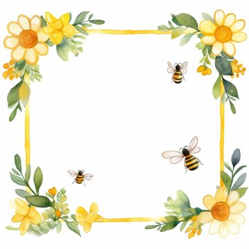 Bee Border Images – Browse 9,229 Stock Photos, Vectors, and Video ...