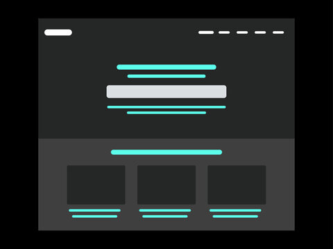 Landing Page Wireframe Template Images – Browse 17,570 Stock Photos ...