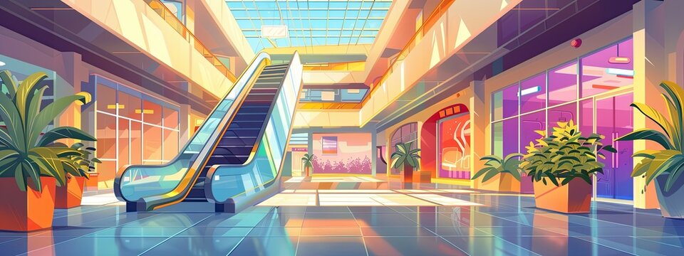 「Shopping Mall Cartoon」の写真素材 | 32,859件の無料イラスト画像 | Adobe Stock