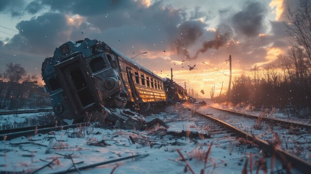 "Train Crash" - Images et vidéos libres de droits | Adobe Stock