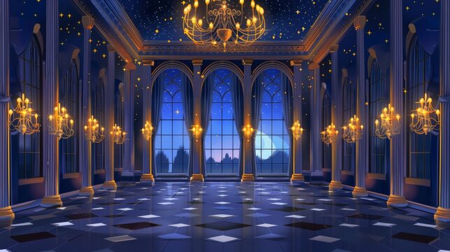 Castle Ballroom Background