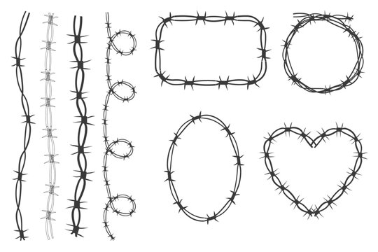 Barbed Wire Frame Images – Browse 7,412 Stock Photos, Vectors, and ...