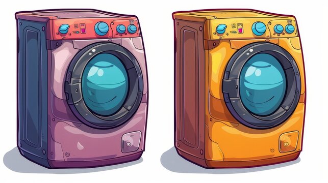 Cartoon Washing Machine Images – Browse 18,788 Stock Photos, Vectors ...