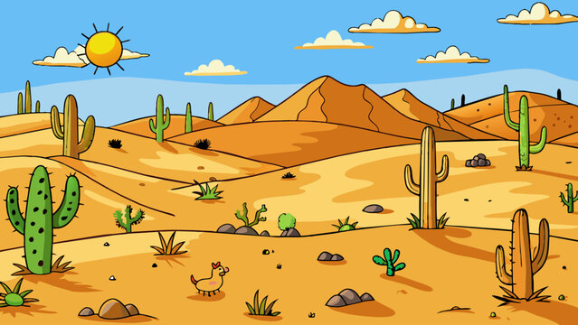 Desert Cartoon Images – Browse 167,110 Stock Photos, Vectors, and Video ...