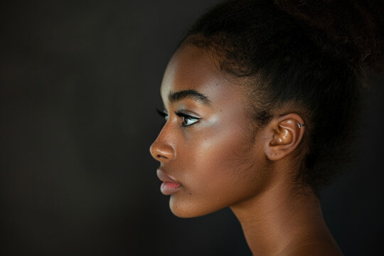 Black Woman Side Profile Images – Browse 50,414 Stock Photos, Vectors ...