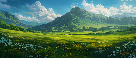 10+ Free Animated Mountain Valley Pictures - PikWizard