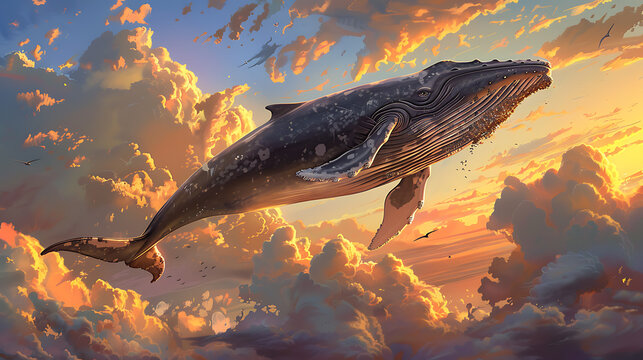 "Flying Whale" Images – Browse 188 Stock Photos, Vectors, and Video ...