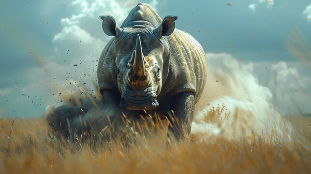 Charging Rhino Images – Browse 1,963 Stock Photos, Vectors, and Video | Adobe Stock