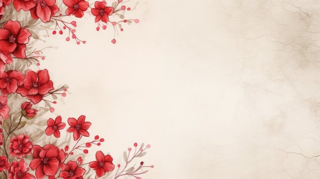 "Red Floral Background" Images – Browse 210 Stock Photos, Vectors, and ...