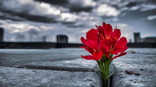 "Lone Flower"-Bilder: Stock-Fotos & -Videos. | Adobe Stock