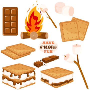Campfire Smores Clipart