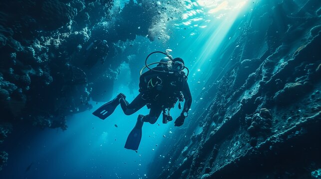Cave Diving Wallpaper