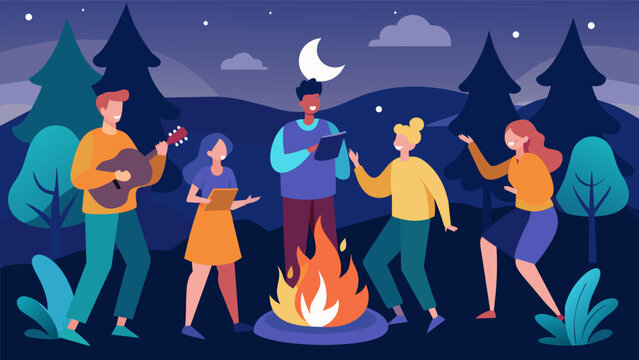 Singing Around The Campfire Images – Browse 788 Stock Photos, Vectors ...