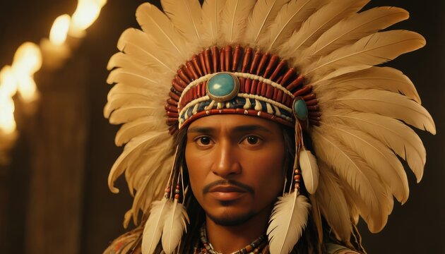 "Feather Headdress" Images – Browse 732 Stock Photos, Vectors, and ...