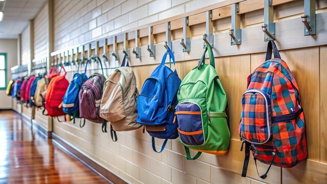 Backpacks Hanging Images – Browse 15,936 Stock Photos, Vectors, and ...