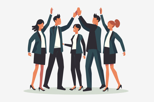 High Five Cartoon Images – Browse 7,594 Stock Photos, Vectors, and ...