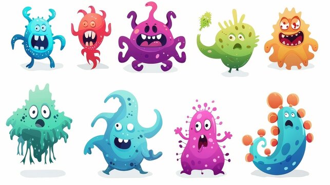 Friendly Bacteria Cartoon Images – Browse 2,623 Stock Photos, Vectors ...