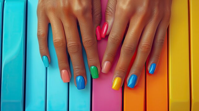 "Colorful Nails" Images – Browse 510 Stock Photos, Vectors, and Video ...