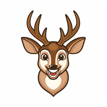 Cartoon Deer Head Images – Browse 58,683 Stock Photos, Vectors, and ...