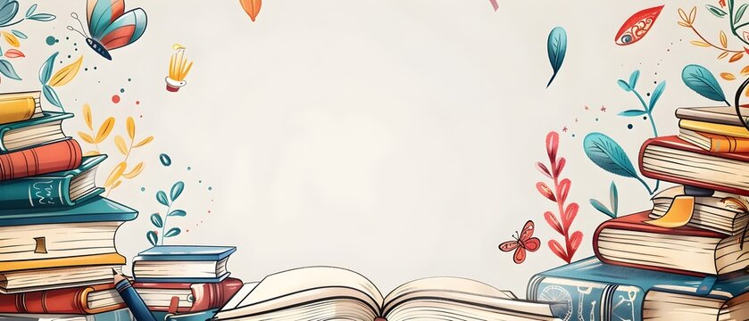 Book Border Design Images – Browse 251,298 Stock Photos, Vectors, and ...