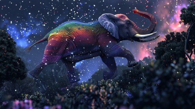 Elephant Psychedelic Images – Browse 1,639 Stock Photos, Vectors, and ...