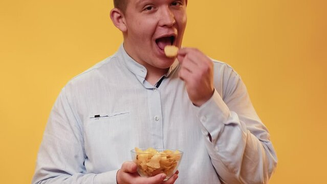 "Eating Chips" Images – Browse 287 Stock Photos, Vectors, and Video ...