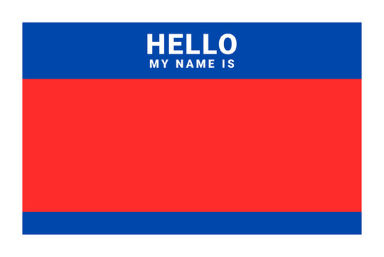 Hello My Name Is Images – Browse 4,482 Stock Photos, Vectors, and Video ...