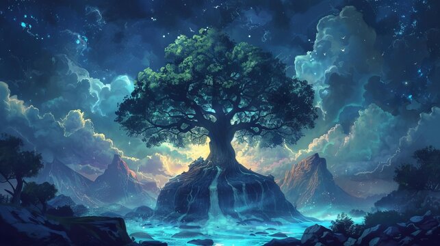 Yggdrasil Wallpaper Hd 4k
