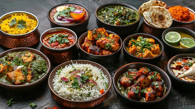 Indian Food Collage Images – Browse 3,453 Stock Photos, Vectors, and ...