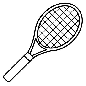 Tennis Racquet Outline Images – Browse 13,667 Stock Photos, Vectors ...
