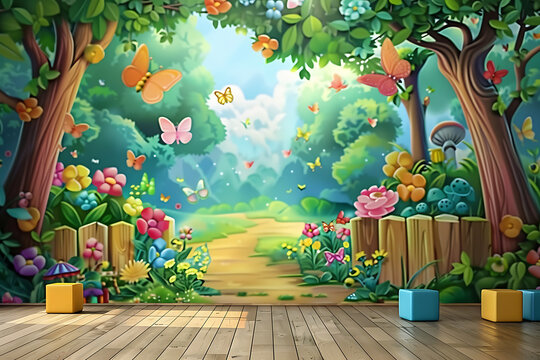 "Preschool Background" - Images et vidéos libres de droits | Adobe Stock