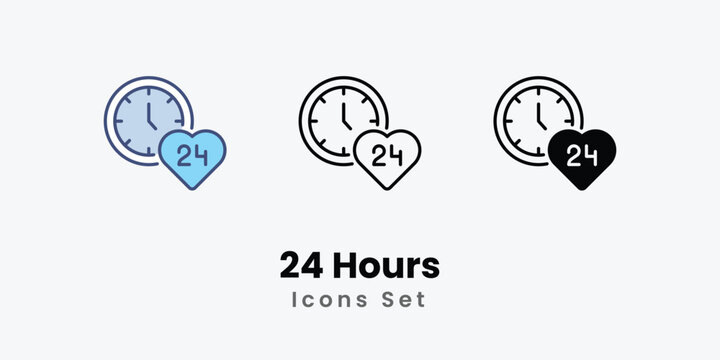 Hours Icons Images – Browse 562,513 Stock Photos, Vectors, and Video ...